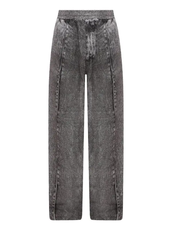 DIESEL® Faded Effect Straight-leg Pants - Gray