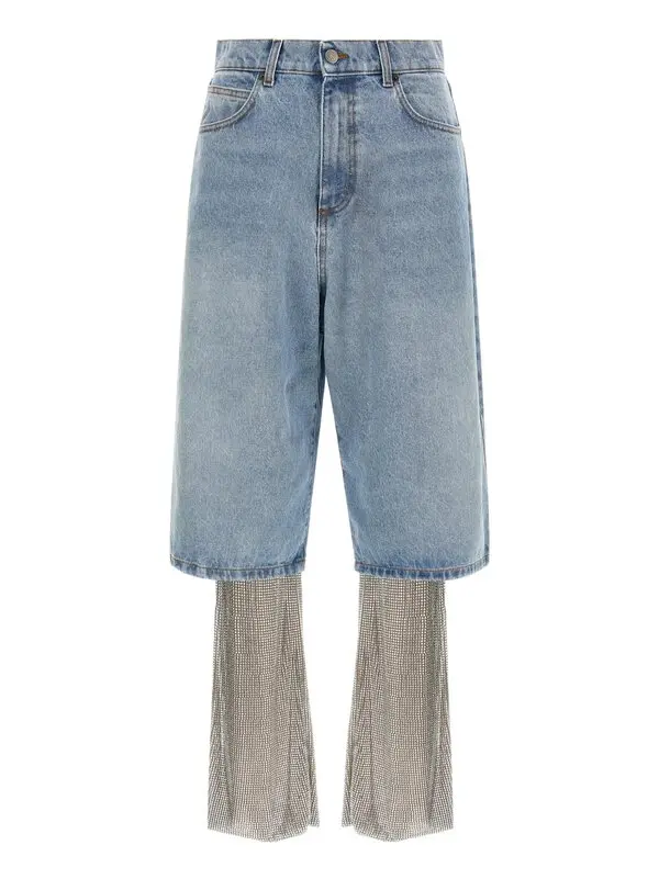 Giuseppe Di Morabito Embellished Layered Jeans - Multicolor