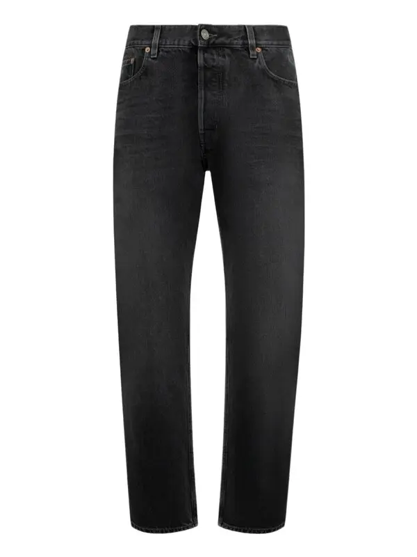 Saint Laurent Long Mick Jeans - Light Gray