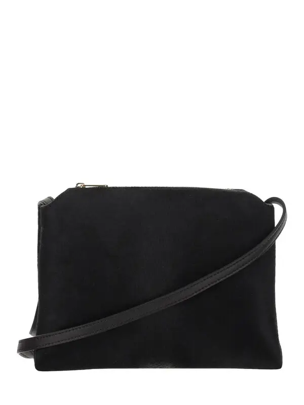 Khaite Leather Crossbody Bag - Black