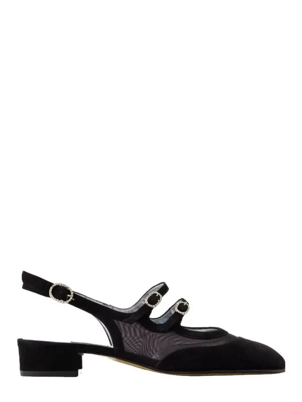 CAREL High-heeled Sandals With Buckle Detail - Black