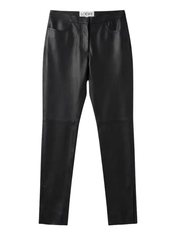 Loewe High Waist Trousers - Black