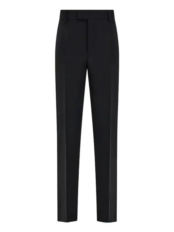 FERRAGAMO Tailored Straight-leg Trousers - Black