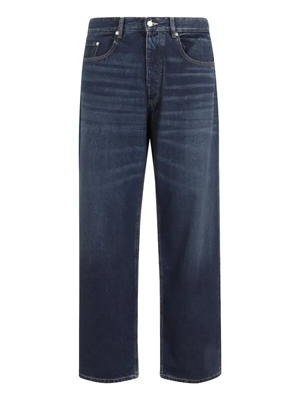 ICON DENIM LOS ANGELES Five-pocket Cotton Jeans - Black