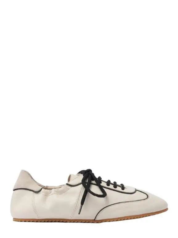 SCAROSSO Riley Lace-up Sneakers - Off White