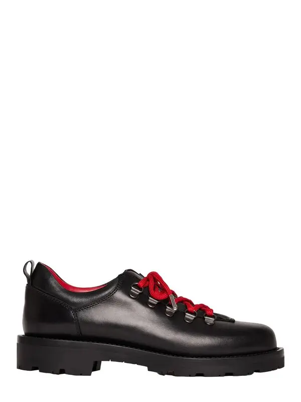 SCAROSSO Cora Lace-up Boots - Black