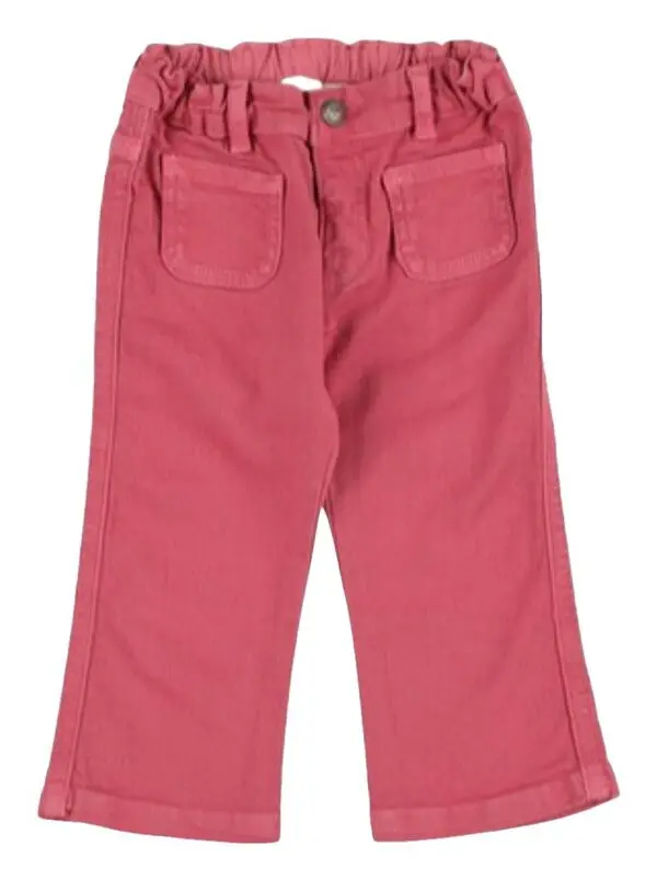 Bonpoint Stretch Cotton Jeans - Red