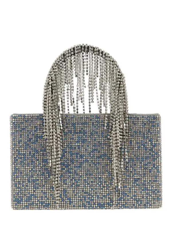 Kara Embellished Tote Bag - Gray