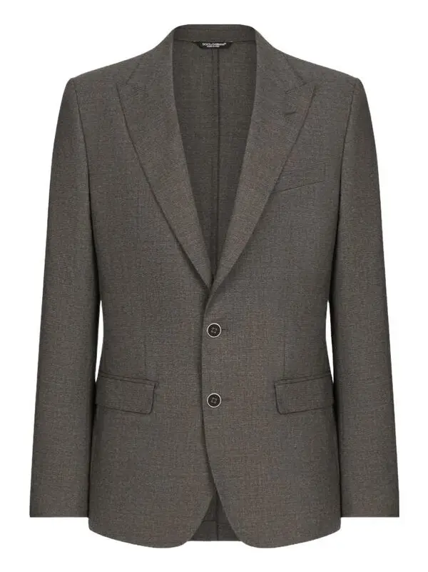 Dolce & Gabbana Single-breasted Jacket - Grey