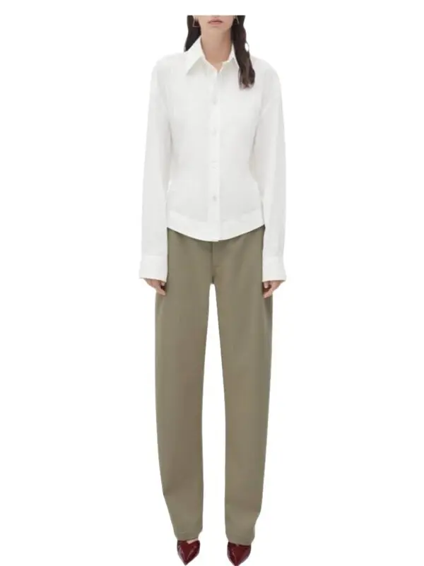 Bottega Veneta Puff-sleeved Buttoned Shirt - White