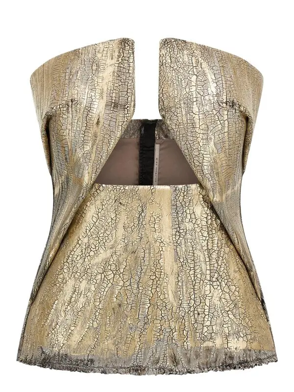 Rick Owens Prong-detail Strapless Top - Nude