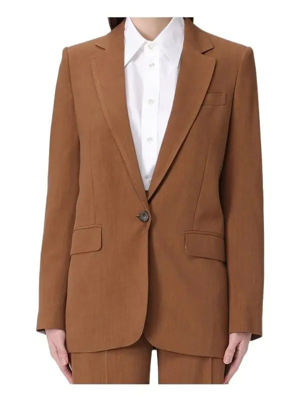 Etro Long-sleeved Suit Jacket - Brown