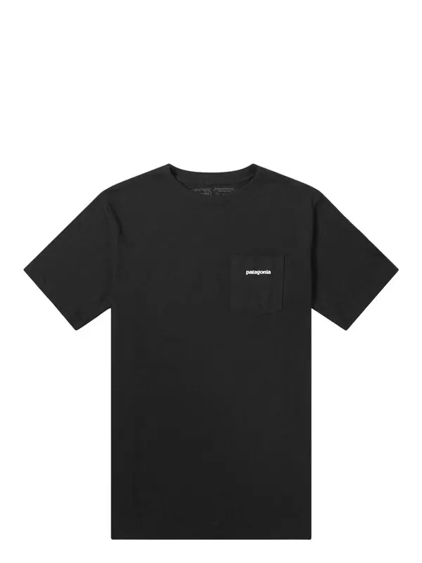 Patagonia Item O-neck Short-sleeved T-shirt - Black