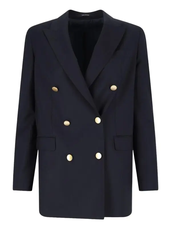Tagliatore Jasmine Double-breasted Tailored Blazer - Black