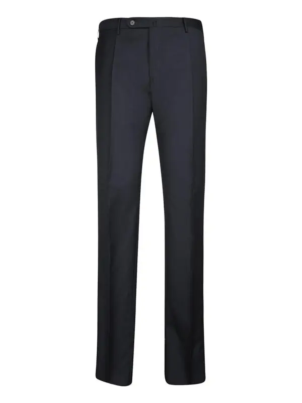 Incotex Tailored Wool Trousers - Blue