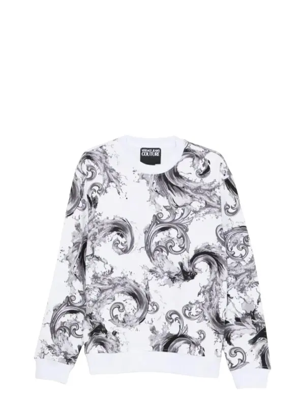 Versace All-over Pattern Sweatshirt - White