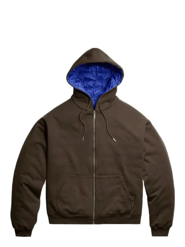 Canada Goose Fuse Reversible Drawstring Hoodie - Bistro Brown/azurite Blue