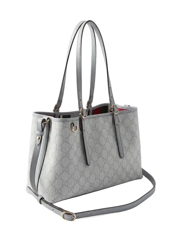 Gucci Gg Emblem Medium Tote Bag - Gray
