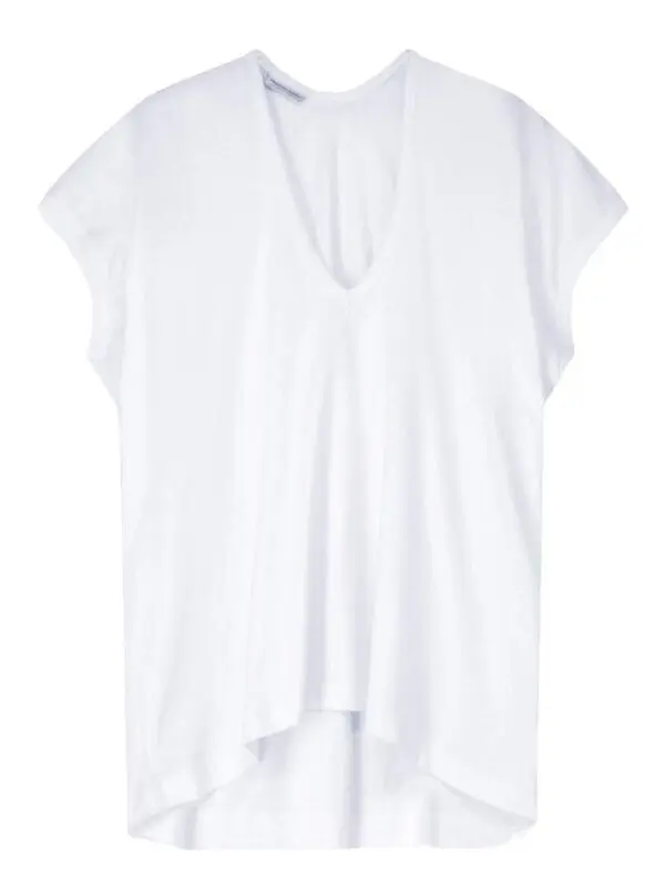 Dries Van Noten V-neck T-shirt - White