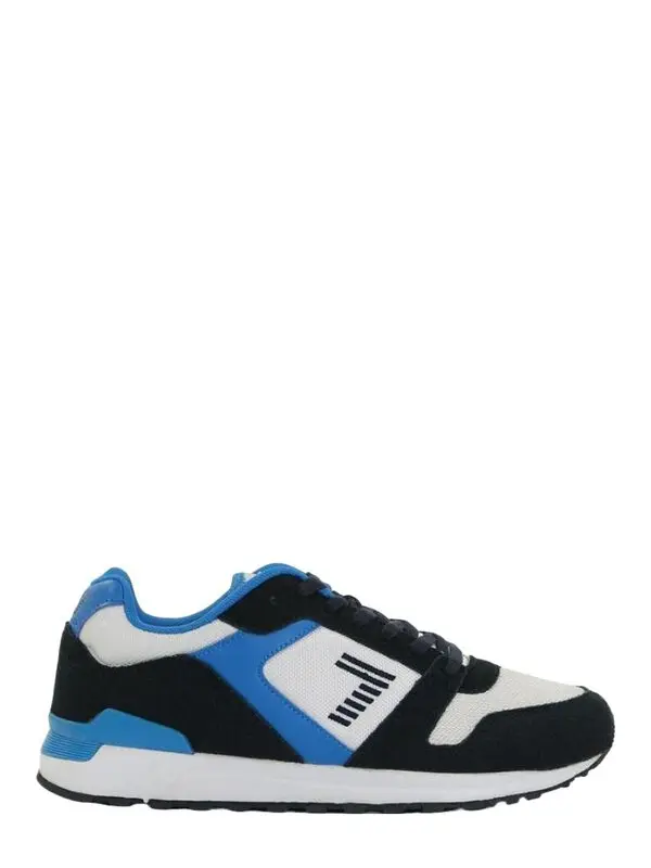 EA7 Logo Strapped Casual Sneakers - Black