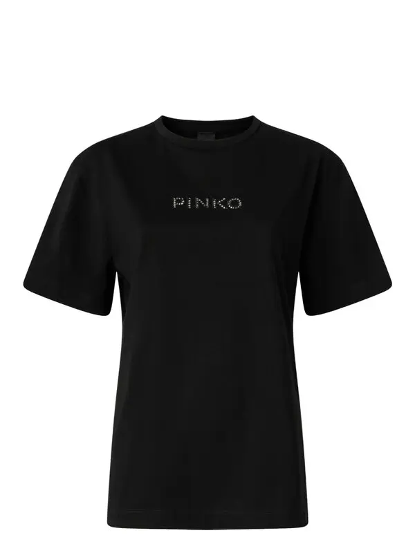 Pinko Embellished T-shirt - Black
