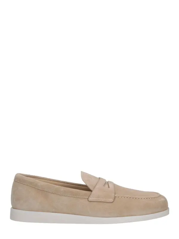 Church's Suede Penny Loafers - Beige