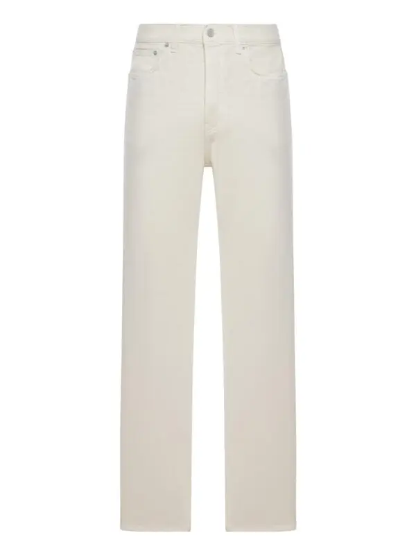 HAIKURE Straight-leg Jeans With Silver Stud Embellishments - Off White