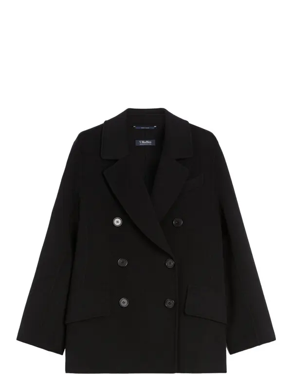 Max Mara Lukas Double-breasted Tailored Blazer - Black