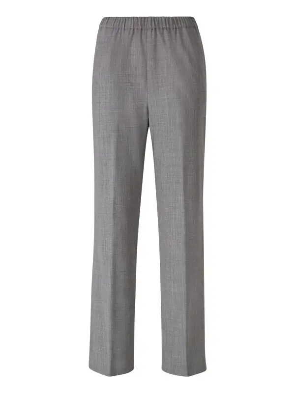 Fabiana Filippi Elasticated Waistband Straight-leg Trousers - Gray