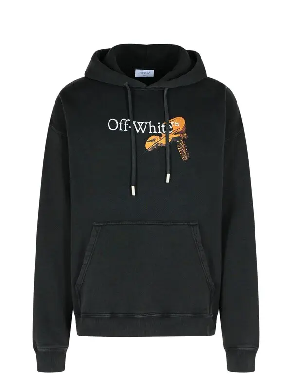 Off-White Cupid Arrow Skate Hoodie - Vintage Black