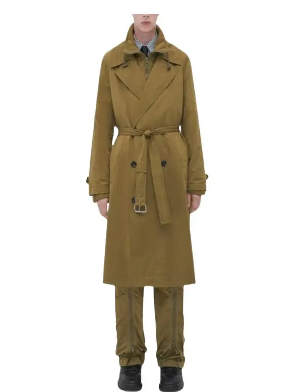 Bottega Veneta Buttoned Trench Coat - Green
