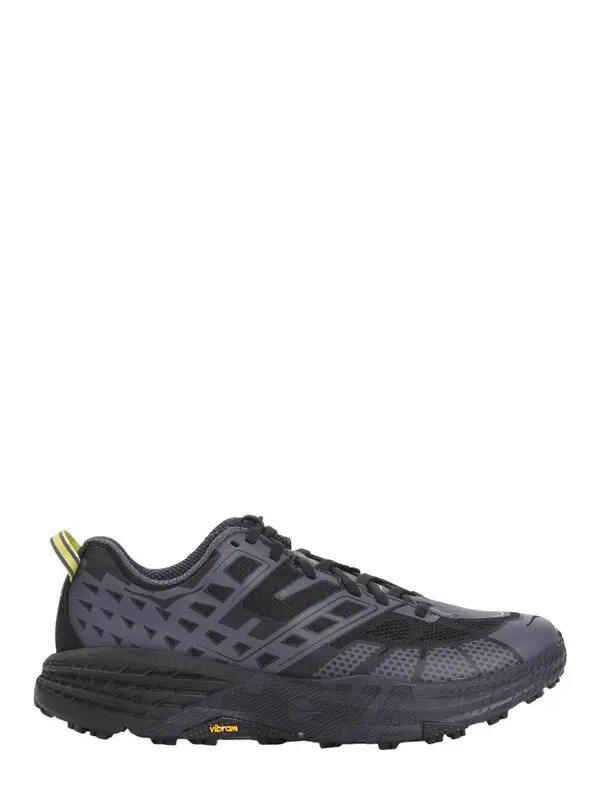 Hoka One One Speedgoat 2 Lace-up Sneakers - Black
