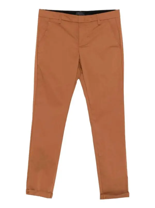 DONDUP Belt Loop Trousers - Brown