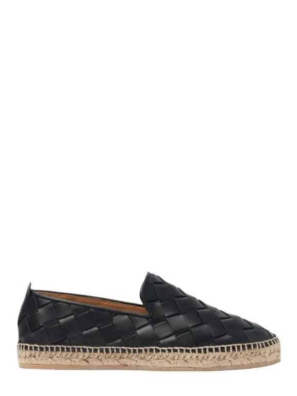 SCAROSSO Martina Woven Espadrilles - Black