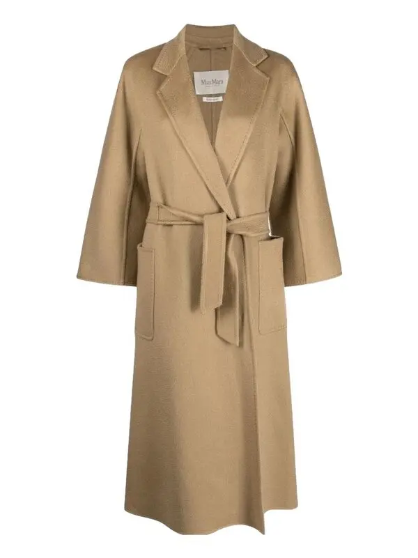 Max Mara Belted Long-sleeved Coat - No