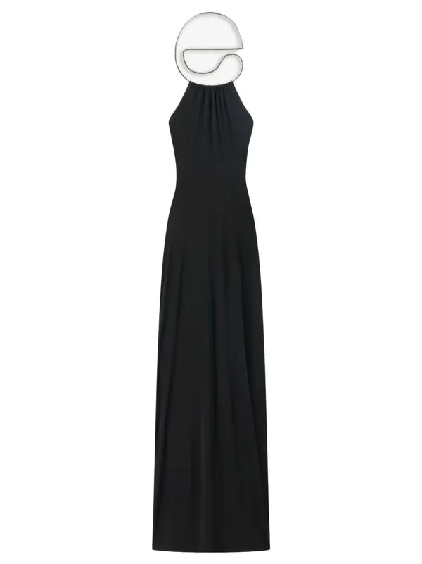 Coperni Halterneck Maxi Dress - Black