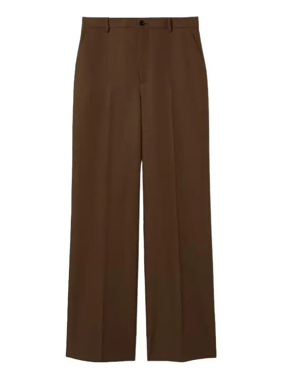 Gucci Technical Panama Tailored Pants - Brown