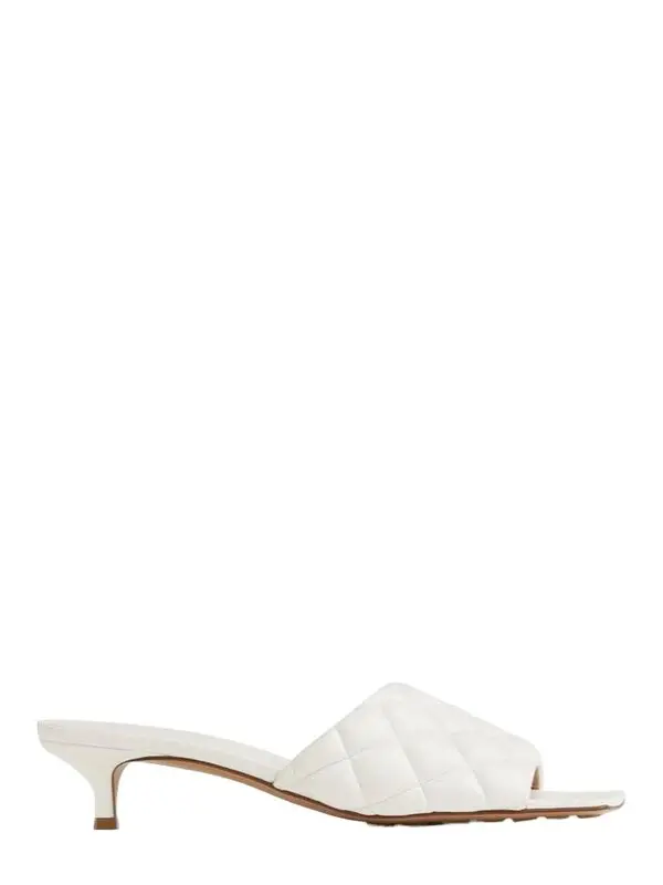 Bottega Veneta Padded Mules - White