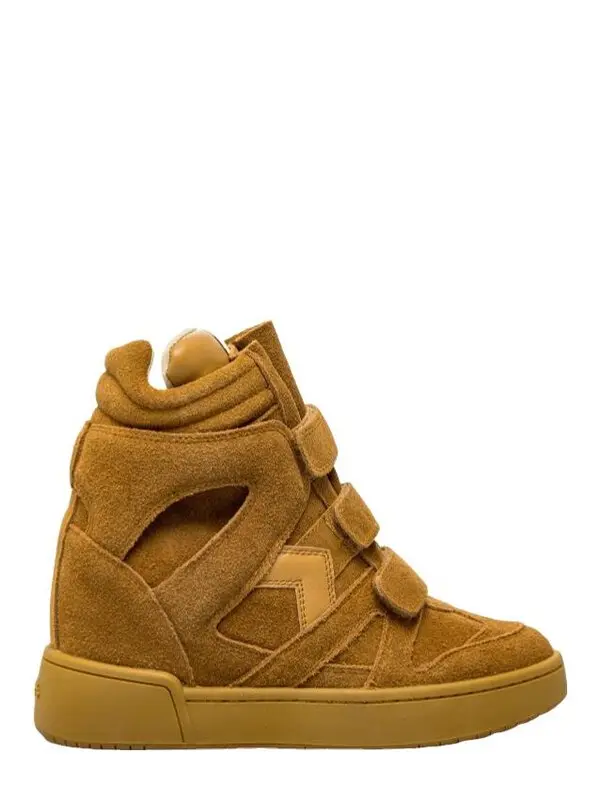 Isabel Marant Étoile High-top Sneakers With Velcro Fastening - Brown