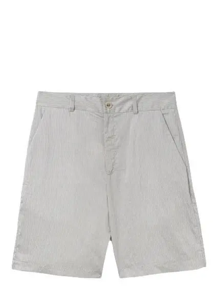 Gimaguas Nicolas Pinstripe Shorts - Grey