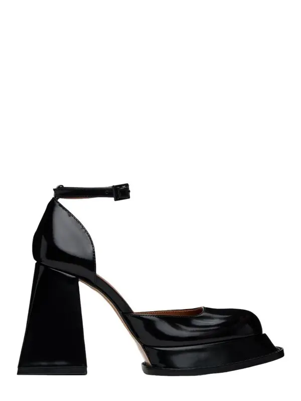 SHUSHU/TONG 83mm Block-heel Mary Jane Pumps - Black