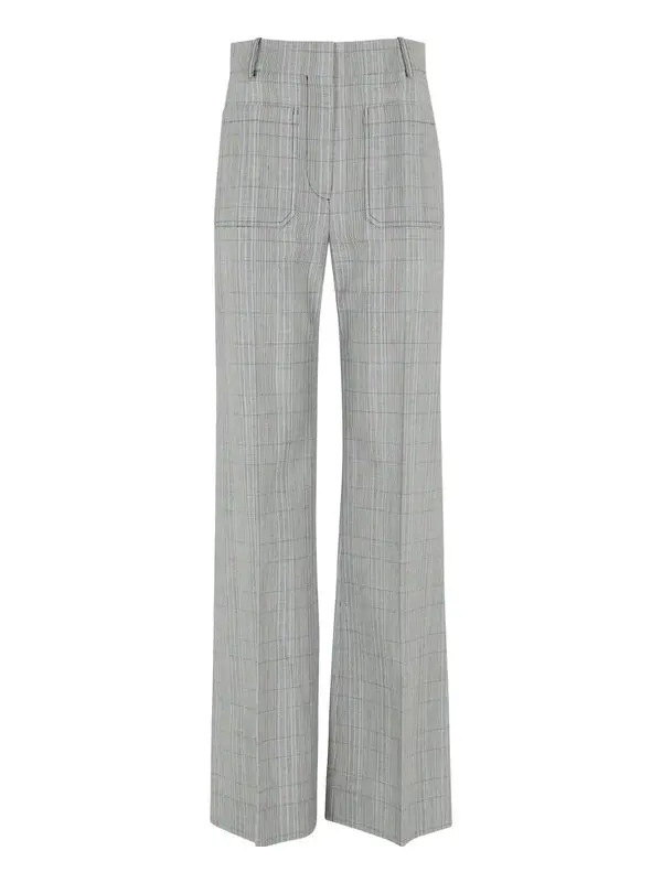 Victoria Beckham Pinstriped Straight-leg Trousers - No