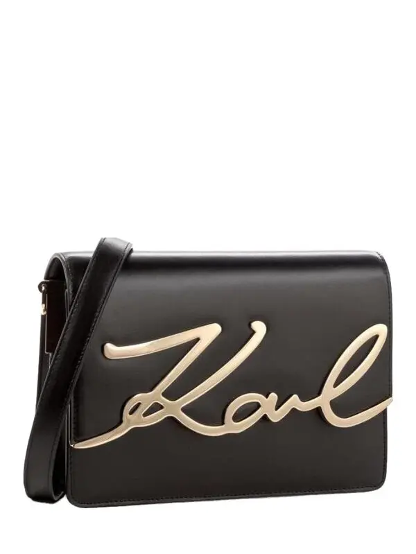 Karl Lagerfeld Logo Detail Satchel - Black