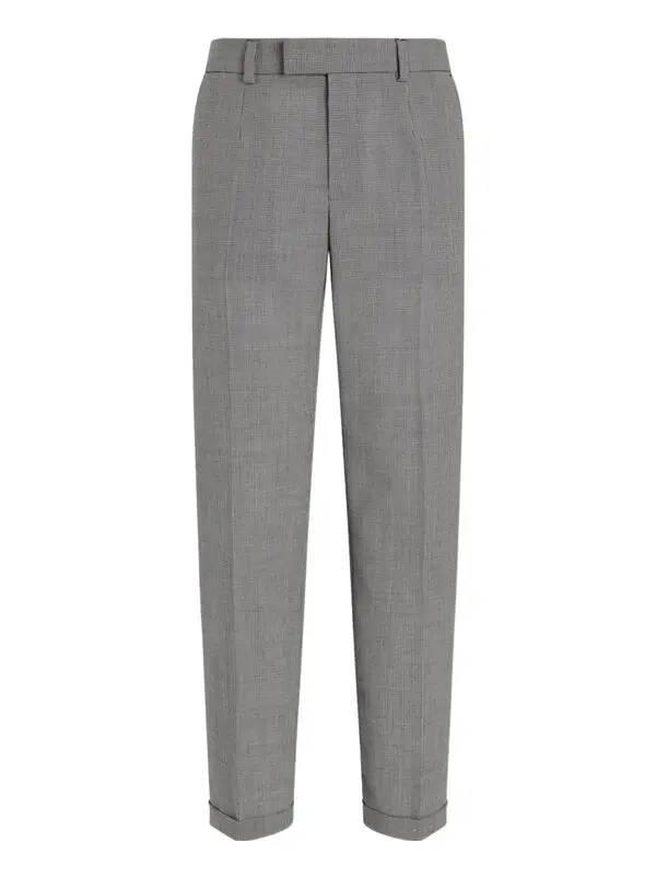 Dolce & Gabbana Tailored Houndstooth Trousers - Gray