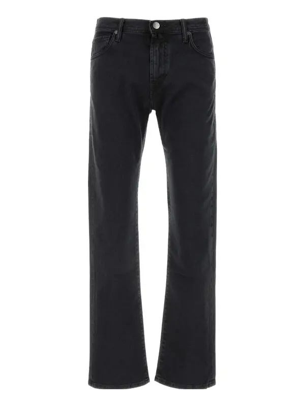 Incotex Straight Leg Jeans - Black