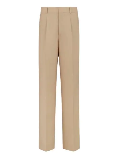 Dior Wide-leg Tailored Pants - Beige