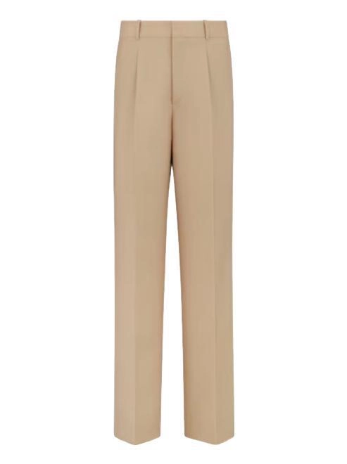 Dior Wide-leg Tailored Pants - Beige