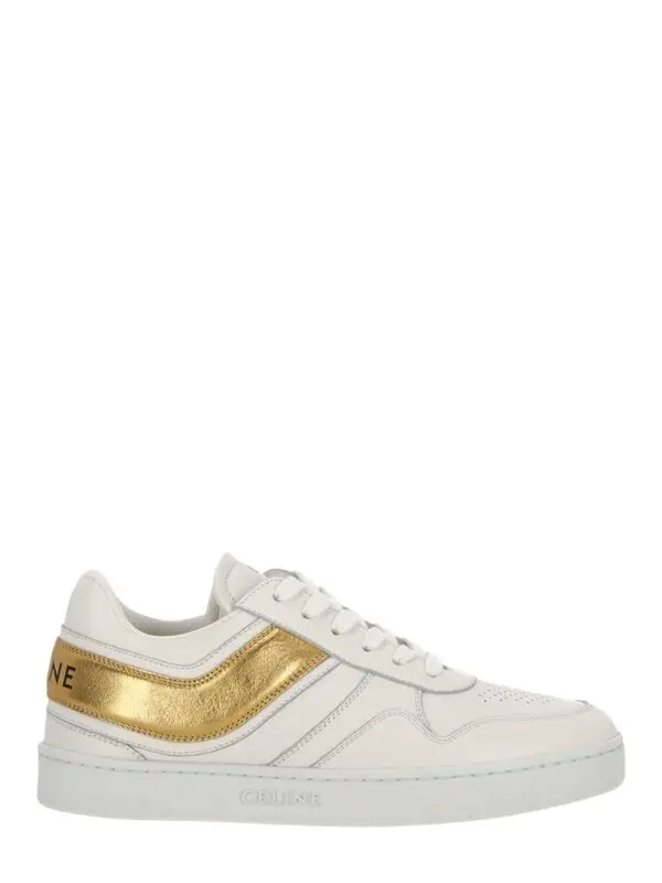 Celine Logo Low-top Leisure Sneakers - White