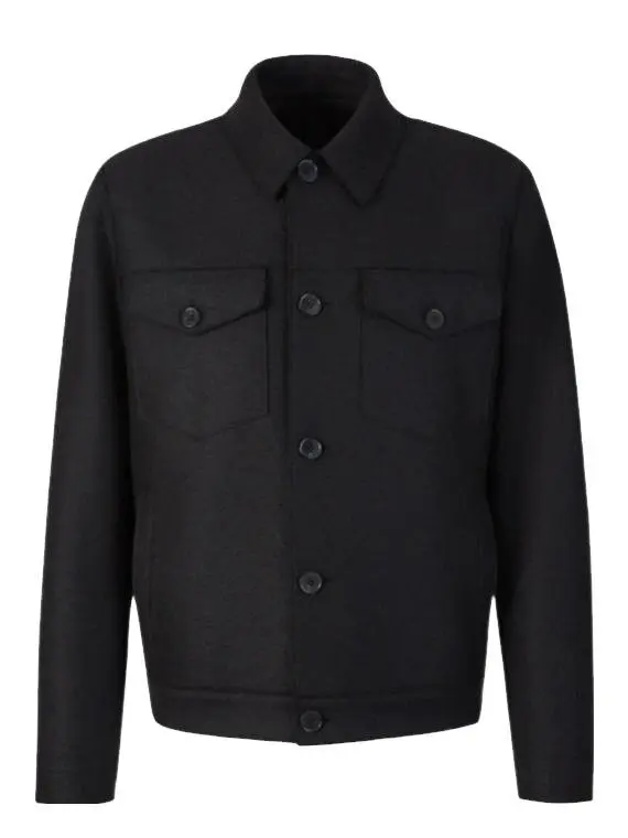 Harris Wharf London Western Jacket - Black