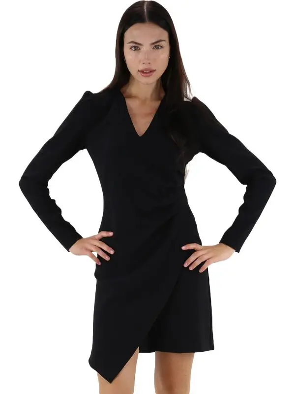 TWINSET Oval T Chain Mini Dress - Black